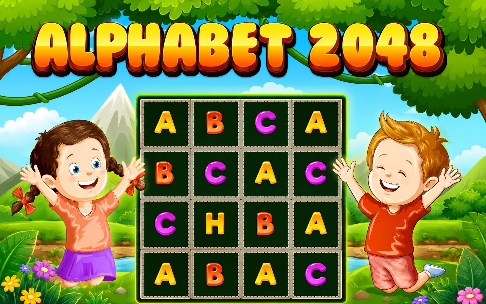 Alphabet 2048 🕹️ Juega gratis en Play123