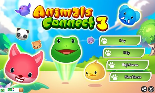 Animals Connect 3 🕹️ Juega gratis en Play123