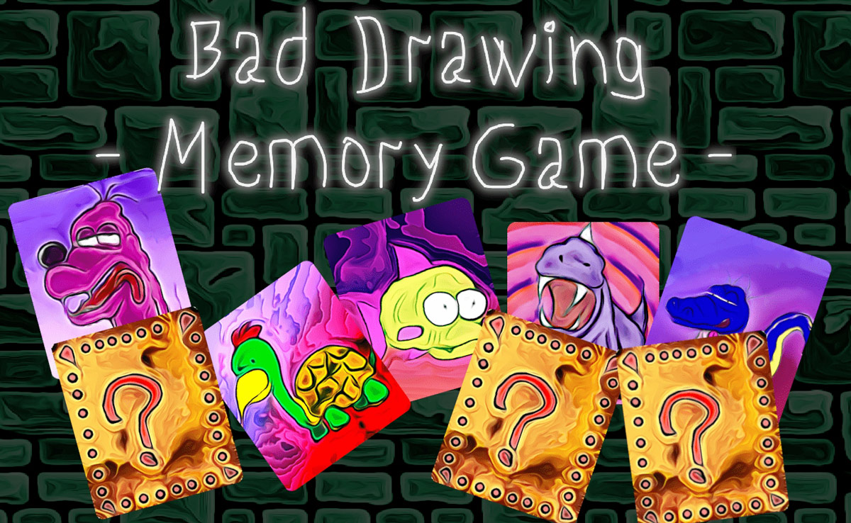 Bad Drawings Memory Game 🕹️ Juega gratis en Play123