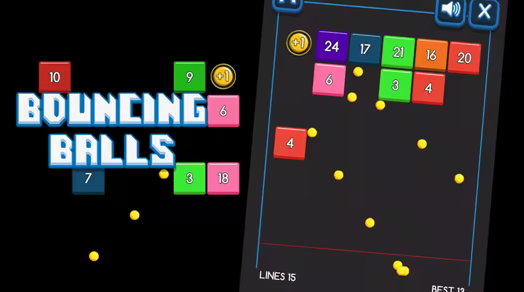 Bouncing Balls (2) 🕹️ Juega gratis en Play123