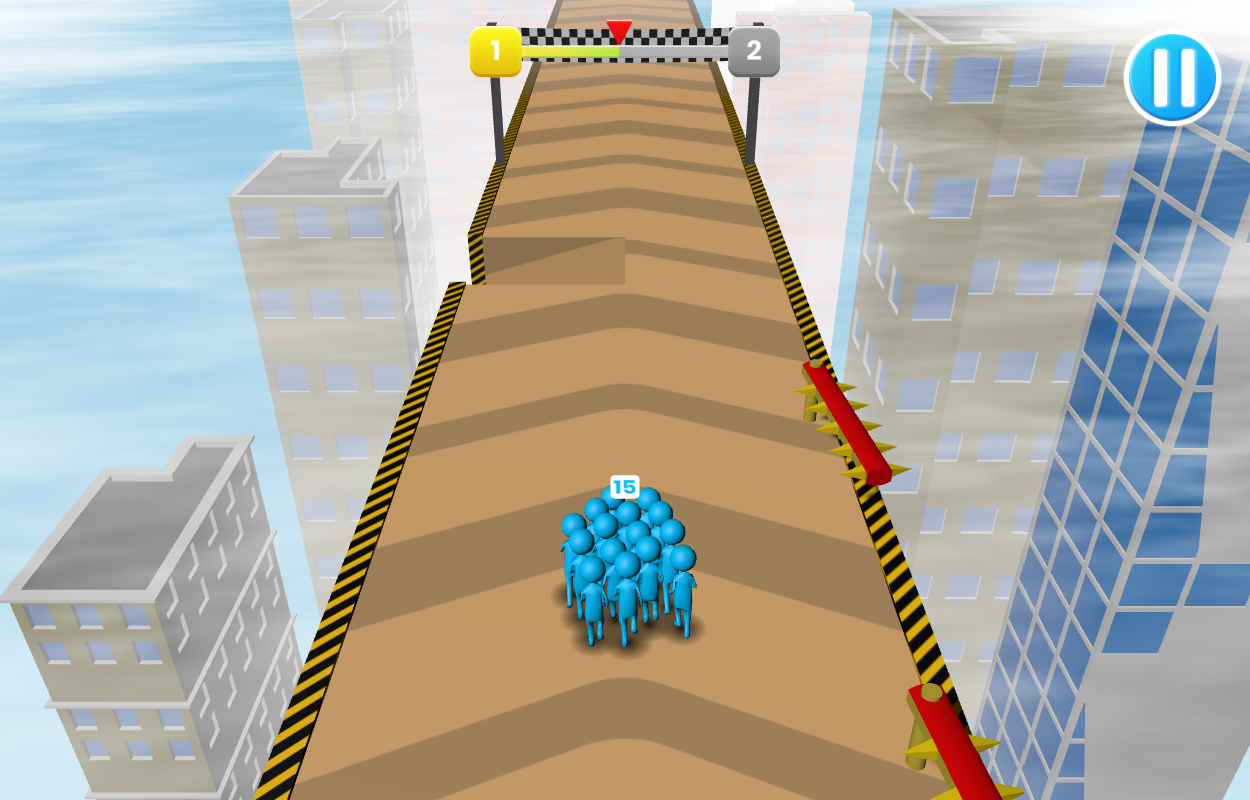 Crowd Run 🕹️ Juega gratis en Play123