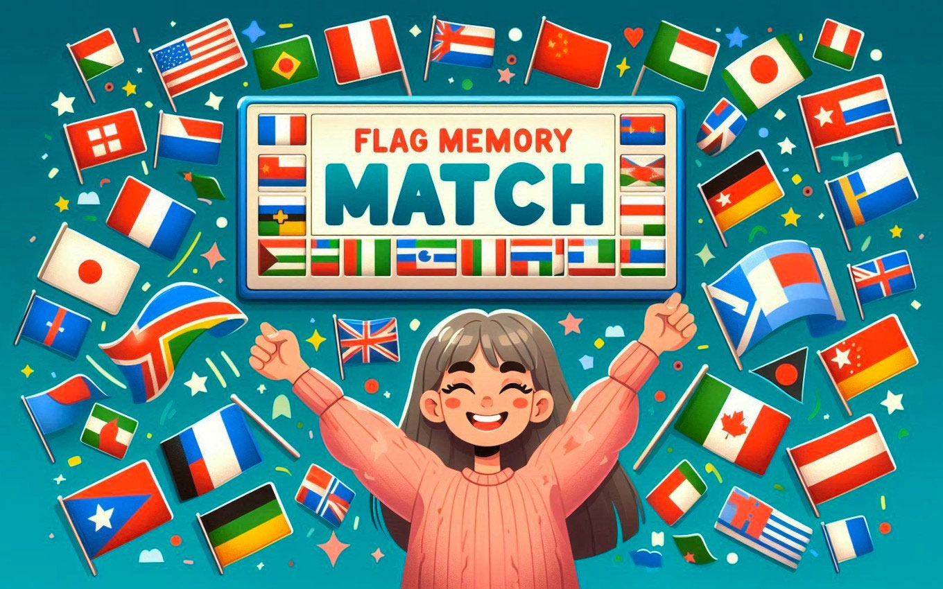 Flag Memory Match 🕹️ Juega gratis en Play123