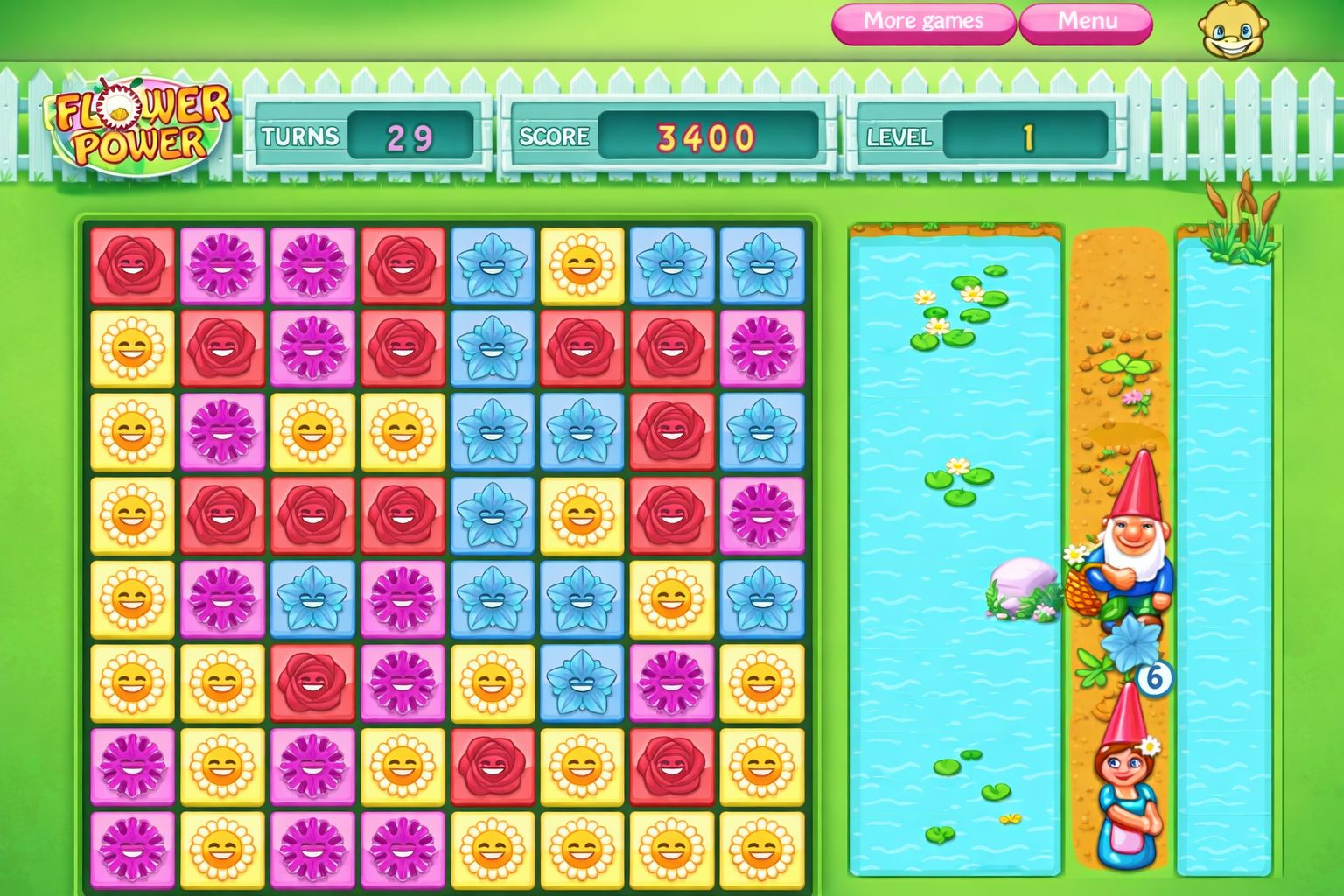 Flower Power 🕹️ Juega gratis en Play123