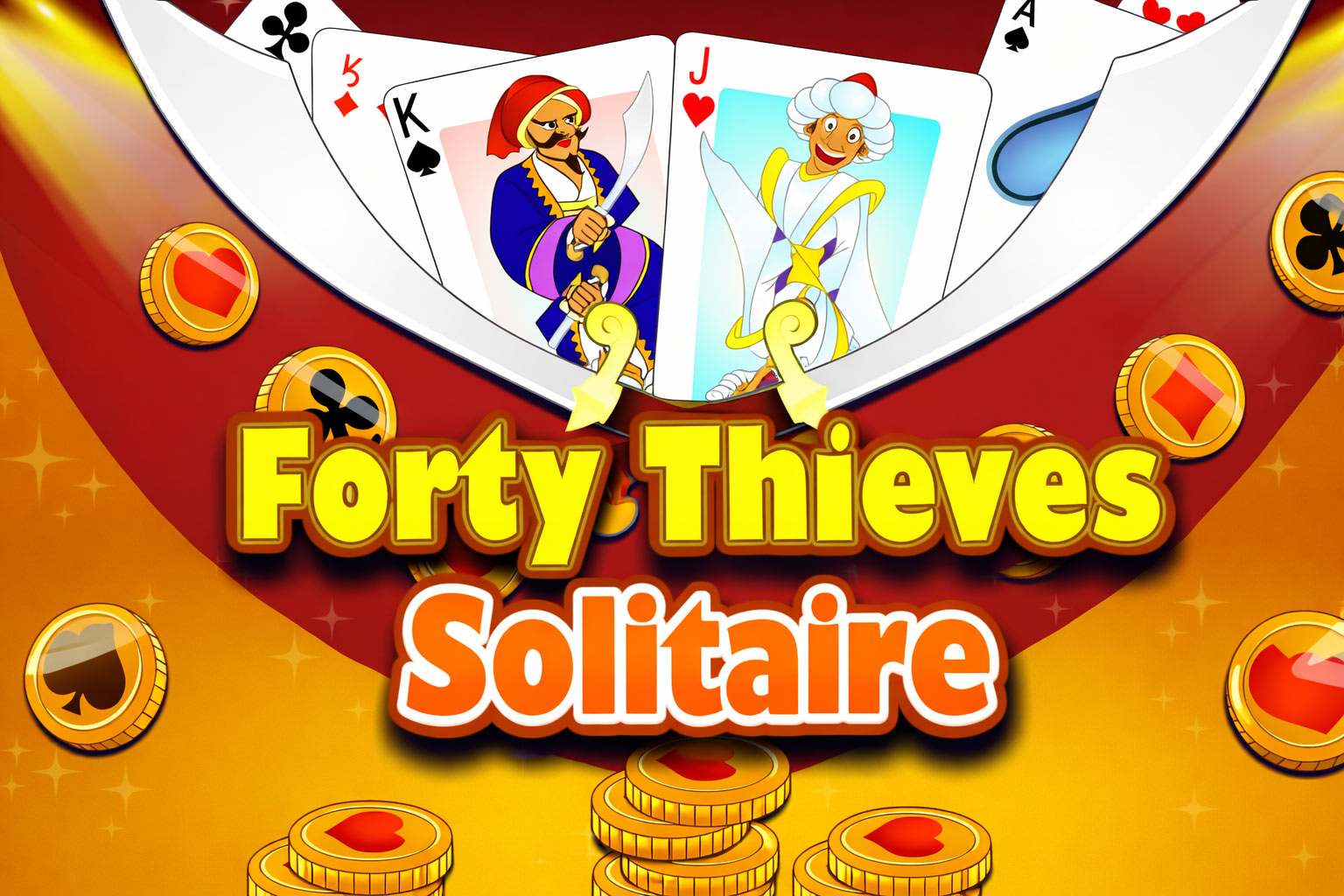 Forty Thieves Solitaire 🕹️ Juega gratis en Play123