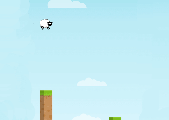 Jumpy Sheep 🕹️ Juega gratis en Play123