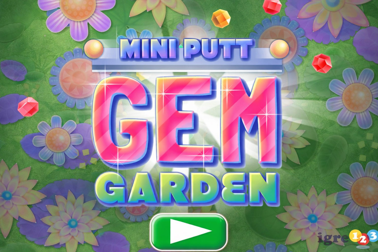 Mini Putt Gem Garden 🕹️ Juega Gratis En Play123