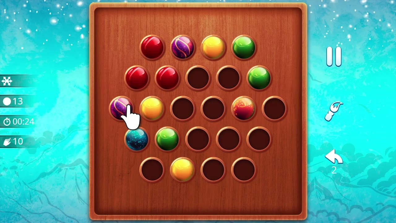 Peg Solitaire Deluxe 🕹️ Juega gratis en Play123
