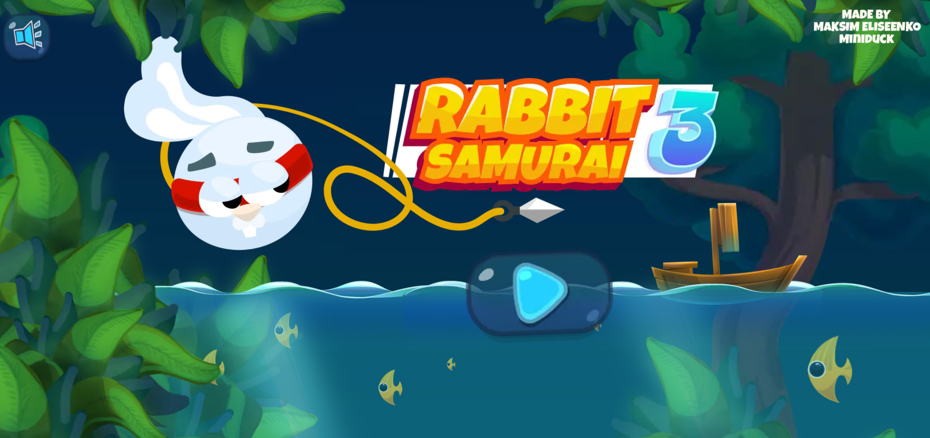 Rabbit Samurai 3 🕹️ Juega gratis en Play123