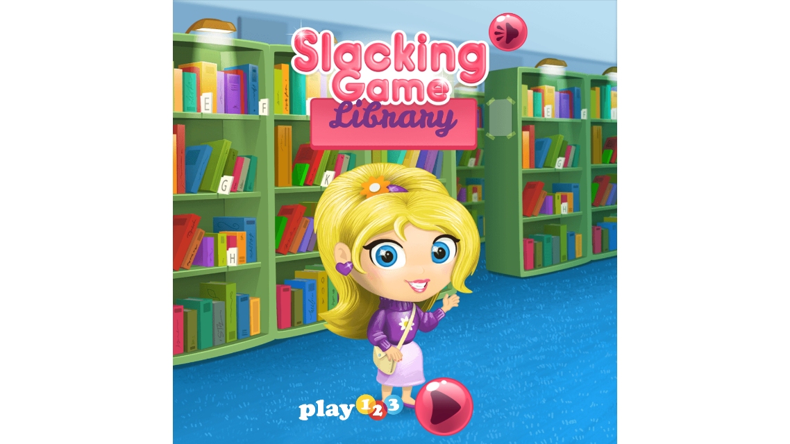 Slacking Game: Library 🕹️ Juega gratis en Play123
