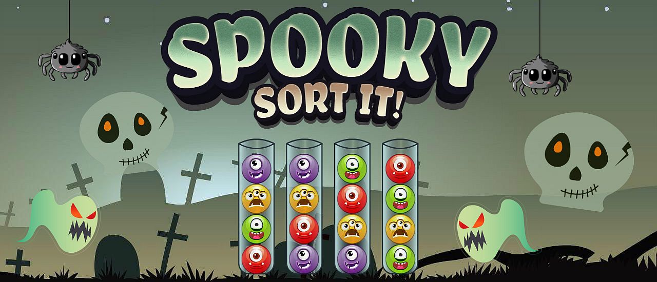 Spooky Sort It! 🕹️ Juega gratis en Play123