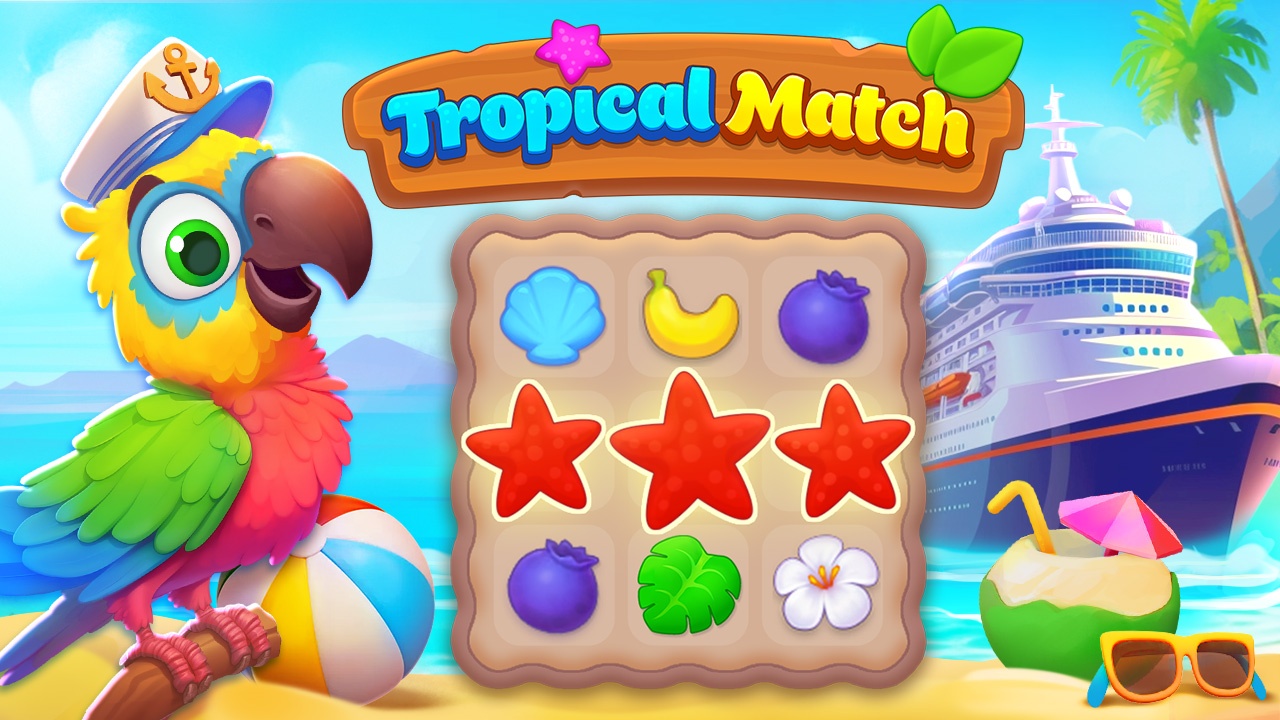 Tropical Match 🕹️ Juega gratis en Play123